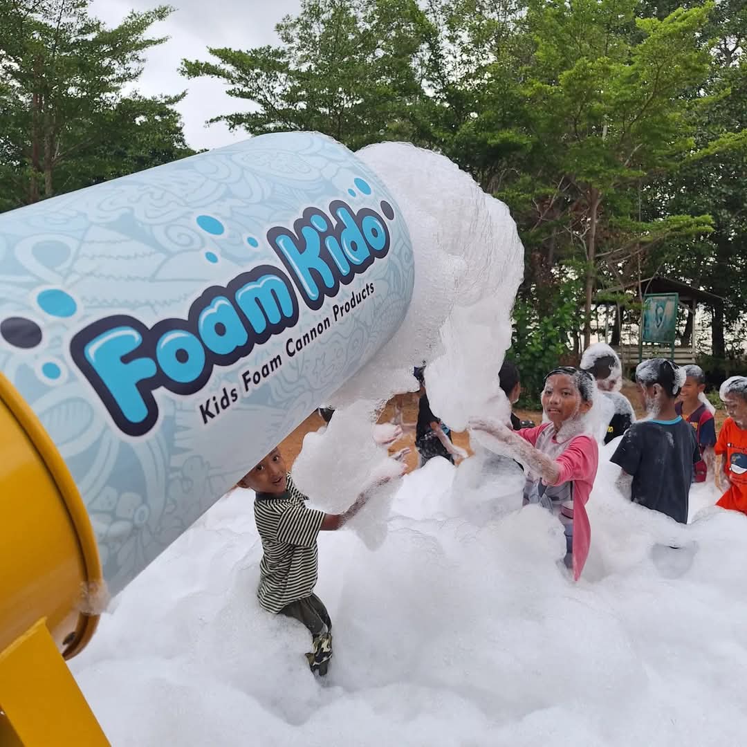 Sewa & Jual Mesin Kids Foam Party | outbound-batam.com