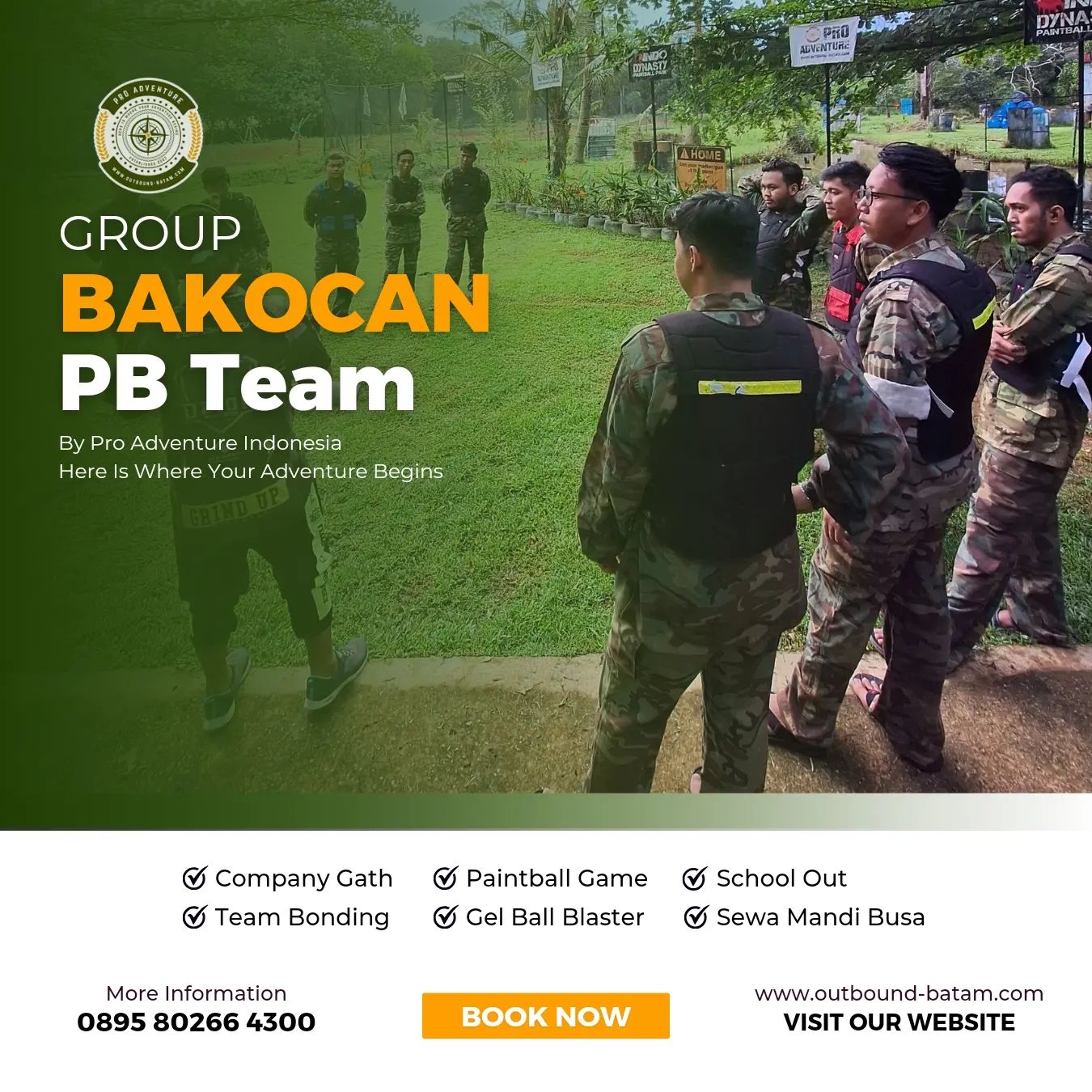 Paintball Seru di Desa Wisata Kampung Terih, Batam | outbound-batam.com